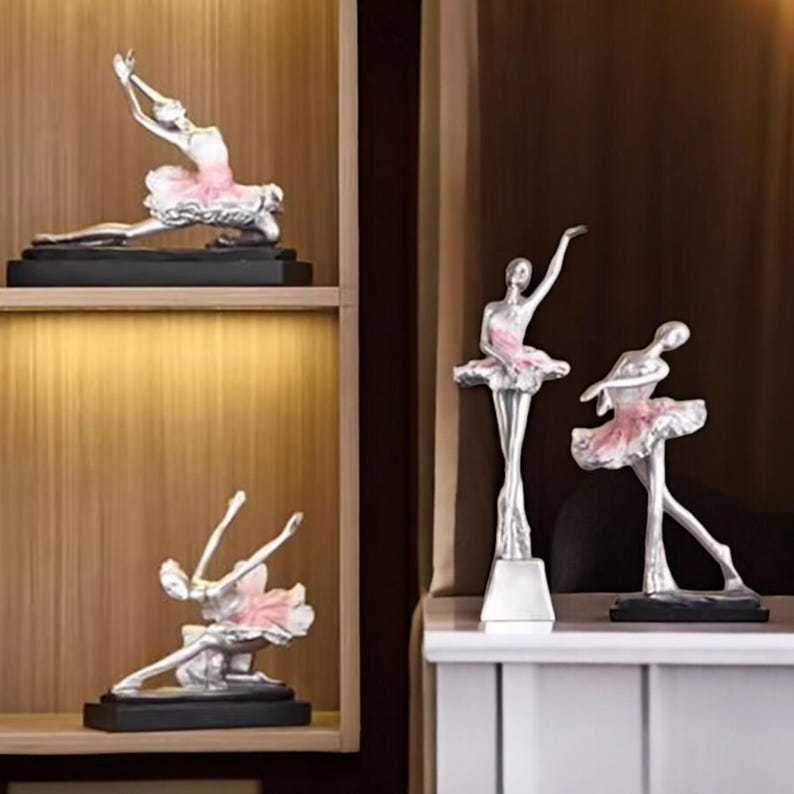 European Ballet Dancer | Resin Statue | Figurative Sculpture for ...