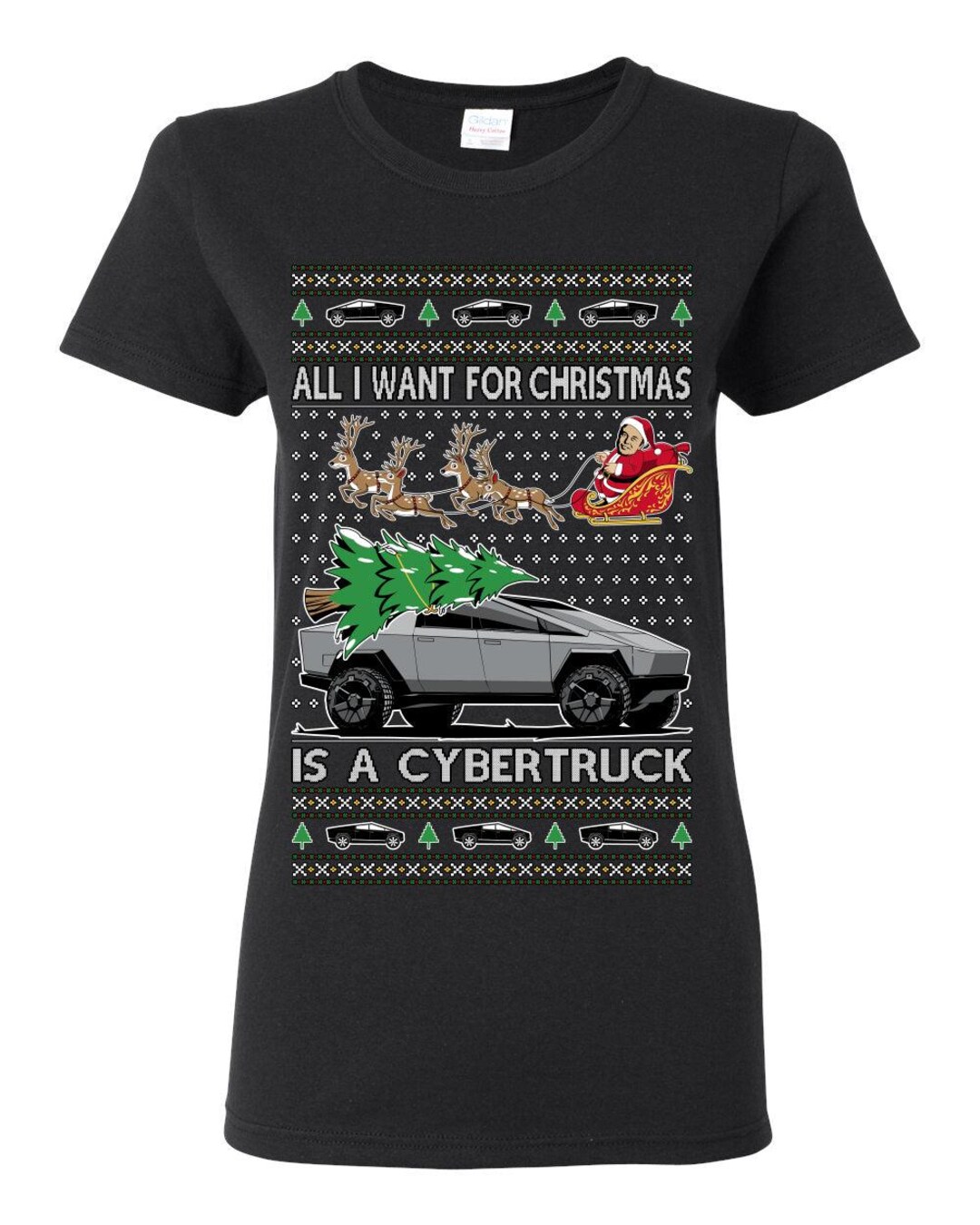 All I Want for Christmas is a Cybertruck, Funny Tech Cyber Truck Elon ...