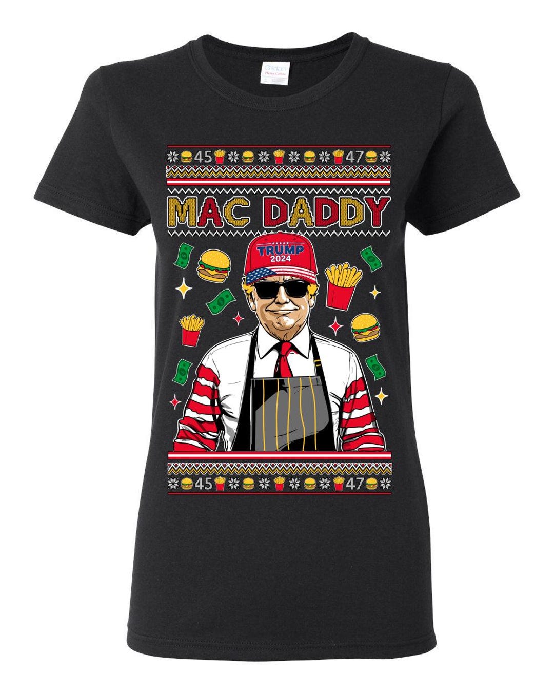Mac Daddy Funny Viral Trump Meme, PA Fast Food Worker Chef Fries ...
