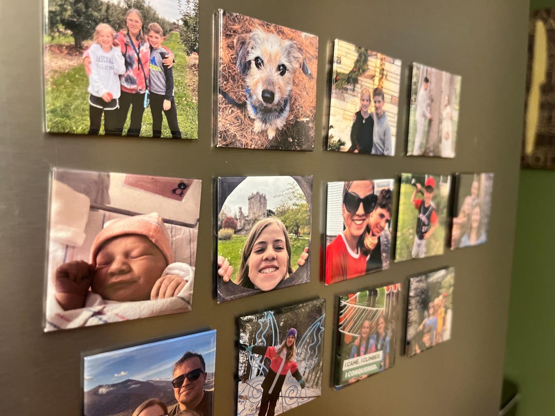 Custom Photo Magnets - Keepsake Gift (set of 4, 8, or 12) - Etsy