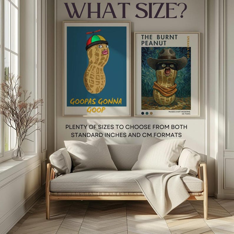 The Burnt Peanut Propeller Beanie Poster – Goopas Gonna Goop Funny Meme ...