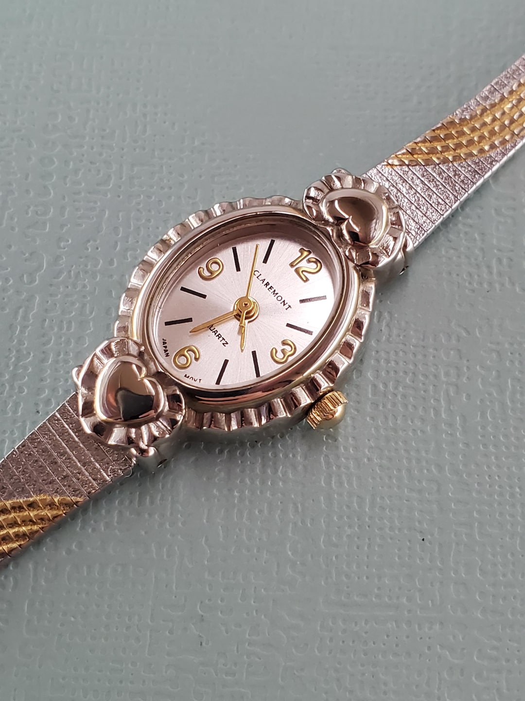 2000s Women's Quartz Claremont Two Tone Watch With Silver Dial and ...