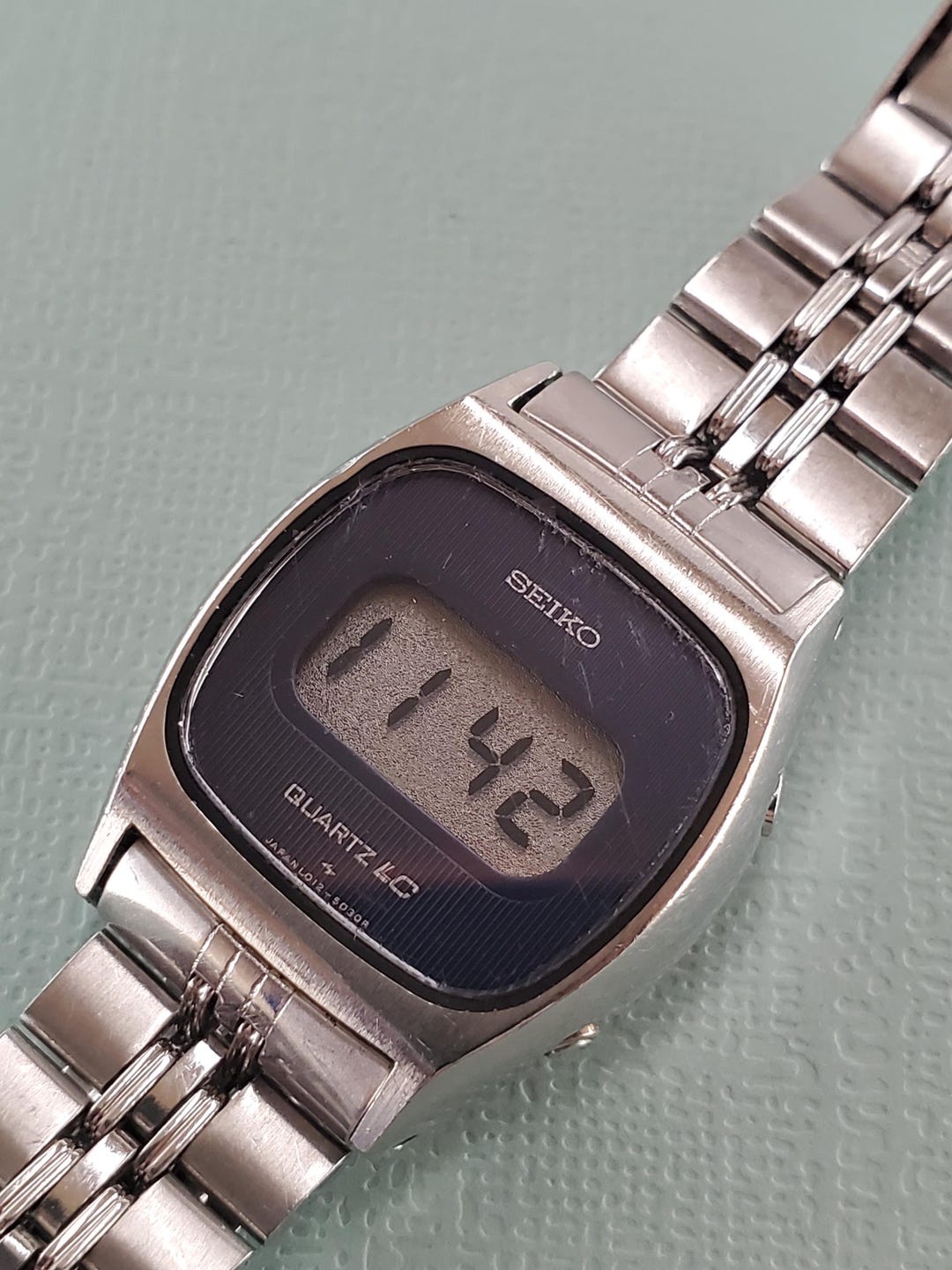 1978 Women's Seiko Quartz LC Stainless Steel Watch on Original ...