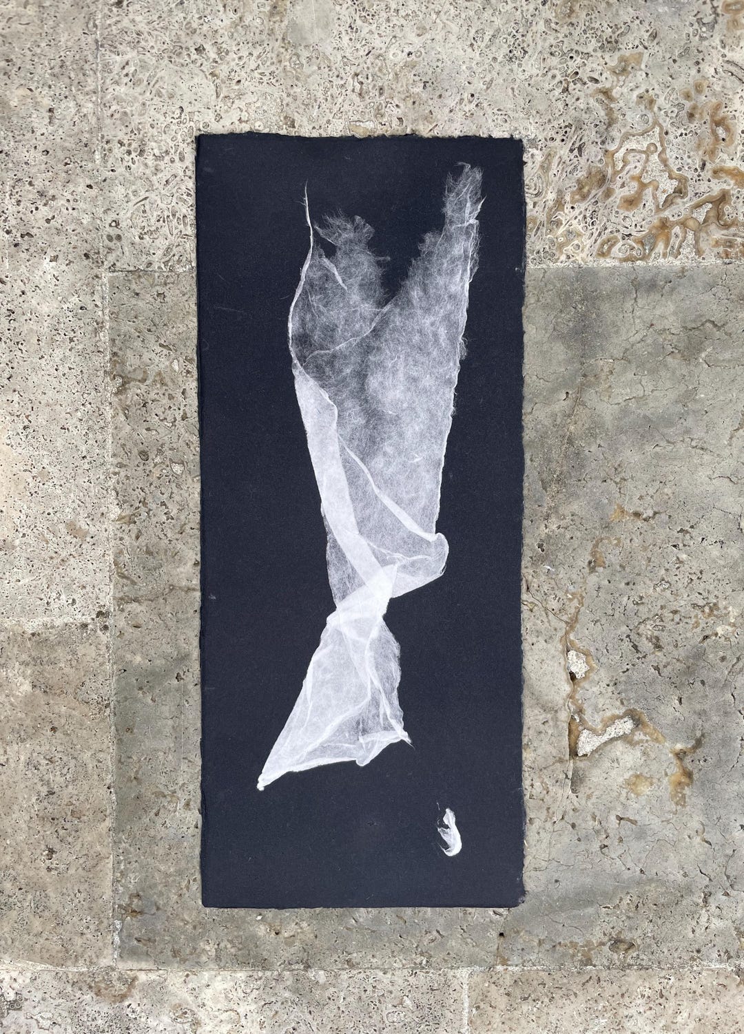 Paper Artwork - Drapé 3 - Handmade Paper, Kozo Fibers and Wood - Etsy