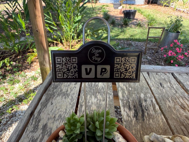 Custom QR Code Business Signs – Review, Pay, Wi-fi, Menu & Social Media ...