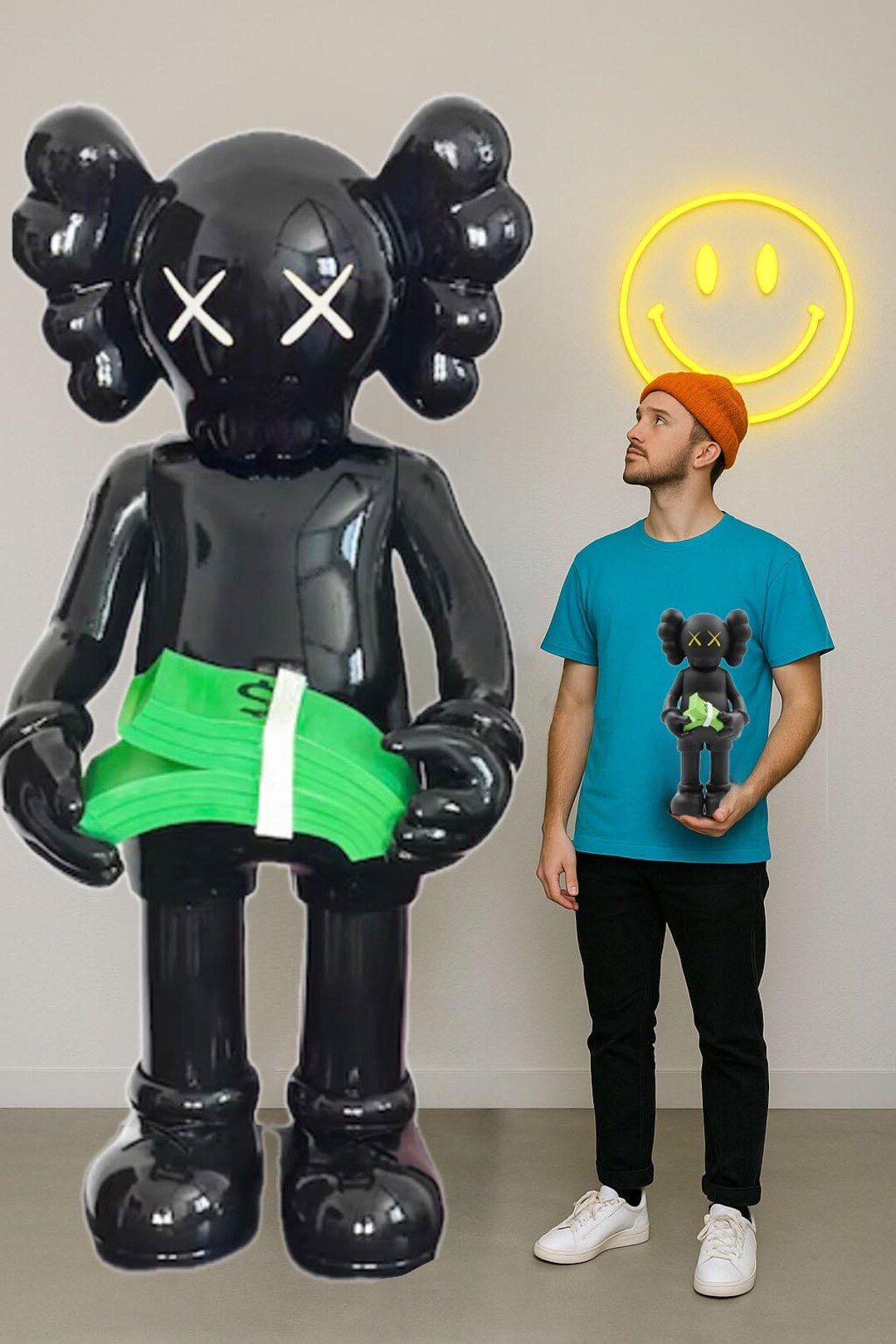 9ft! Oversized Pop Art Money Counting - Statue: 9 Foot Hypebeast - Etsy