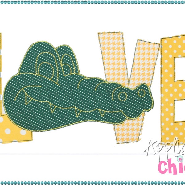 Gator Applique - Etsy