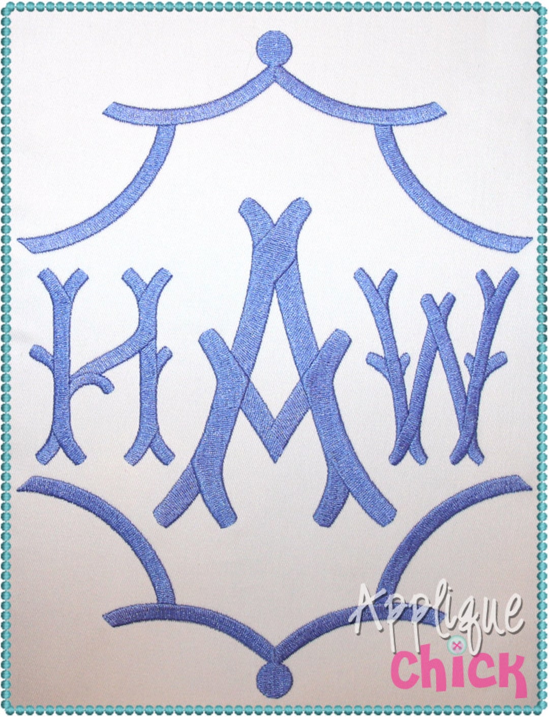Large Pagoda Embroidery Font Instant Download - Etsy