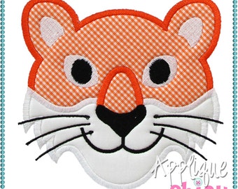 Tiger 2 Girl Applique Design - Etsy