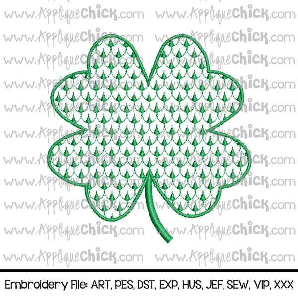 Shamrock Embroidery Design - Etsy