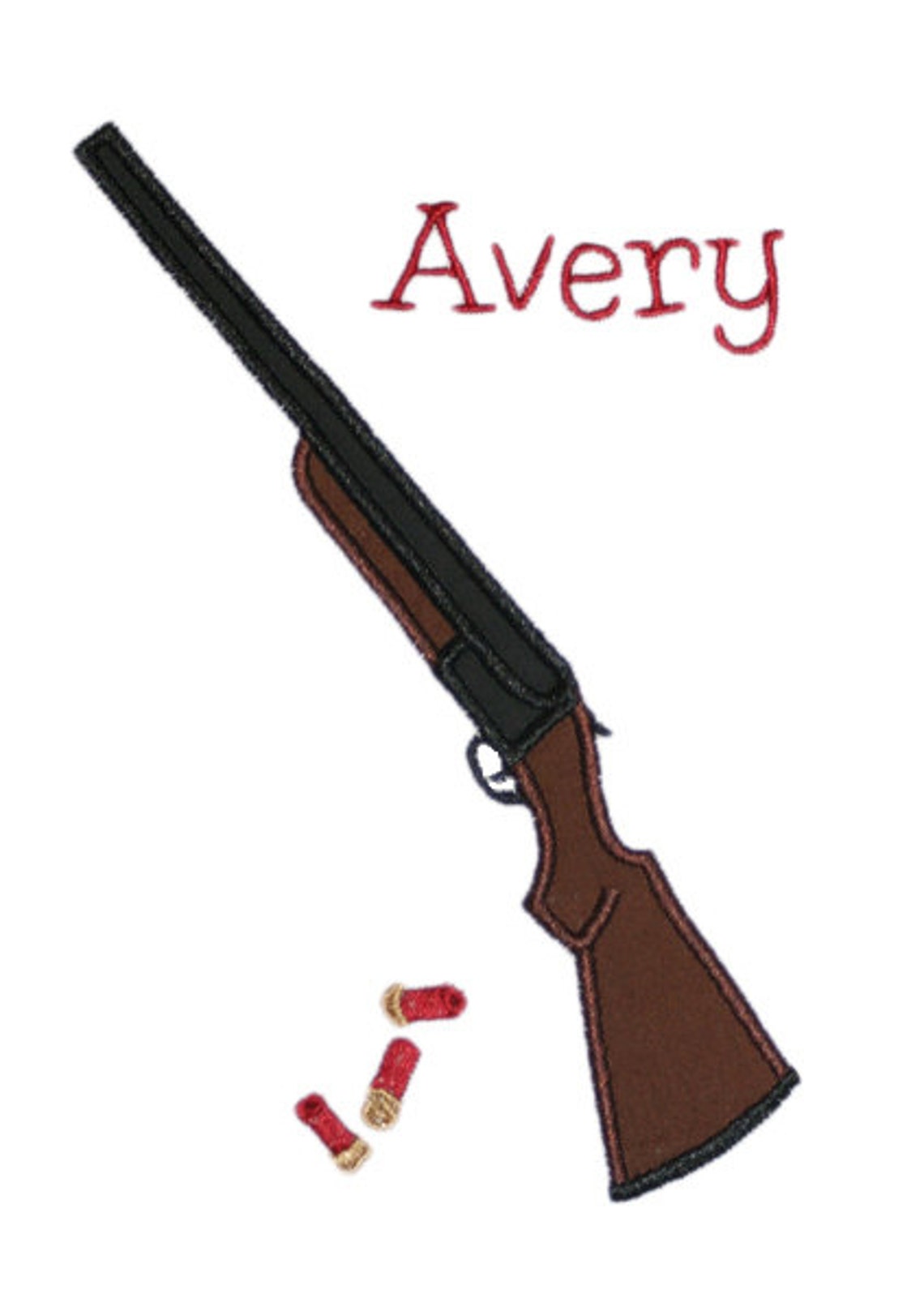 Shotgun Applique Design - Etsy