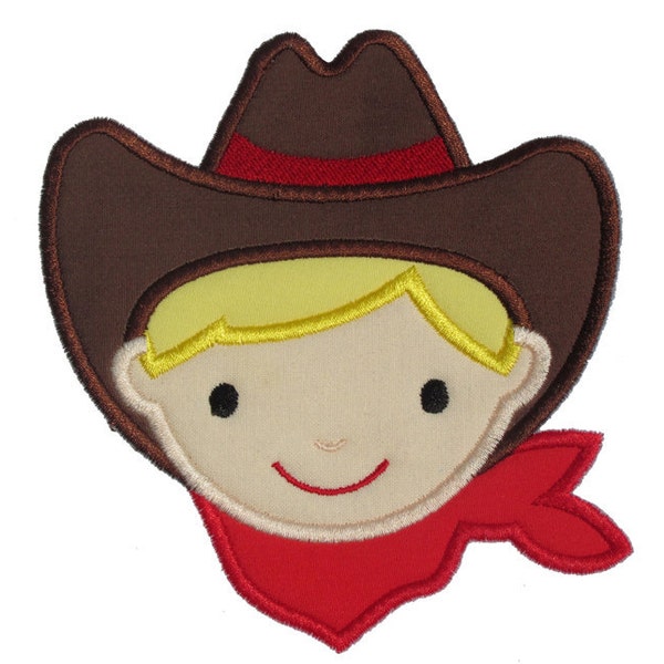 Cowboy Applique - Etsy