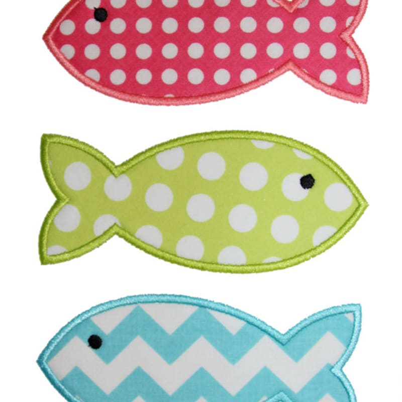 Fish Appliques - Etsy