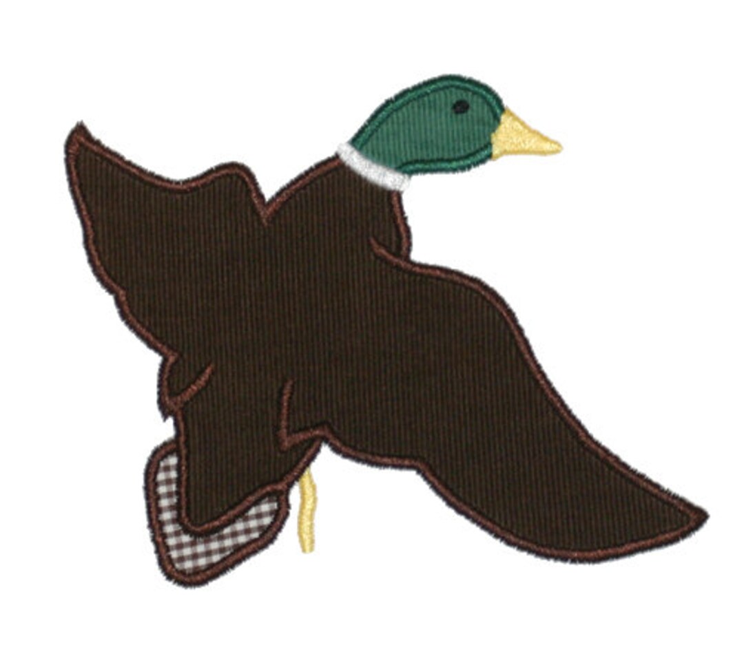 Mallard Applique Design - Etsy