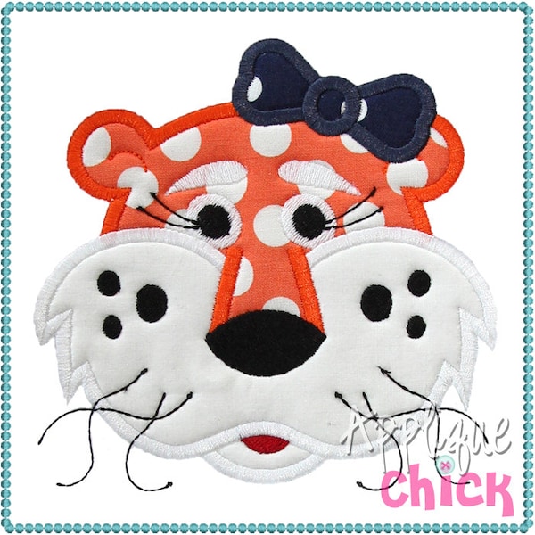 Tiger Applique - Etsy