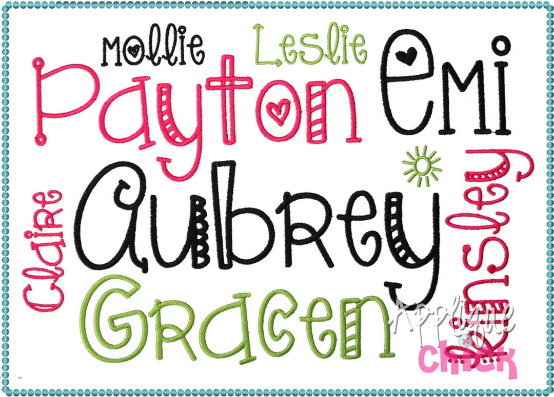 Only Hope Embroidery Font Instant Download - Etsy