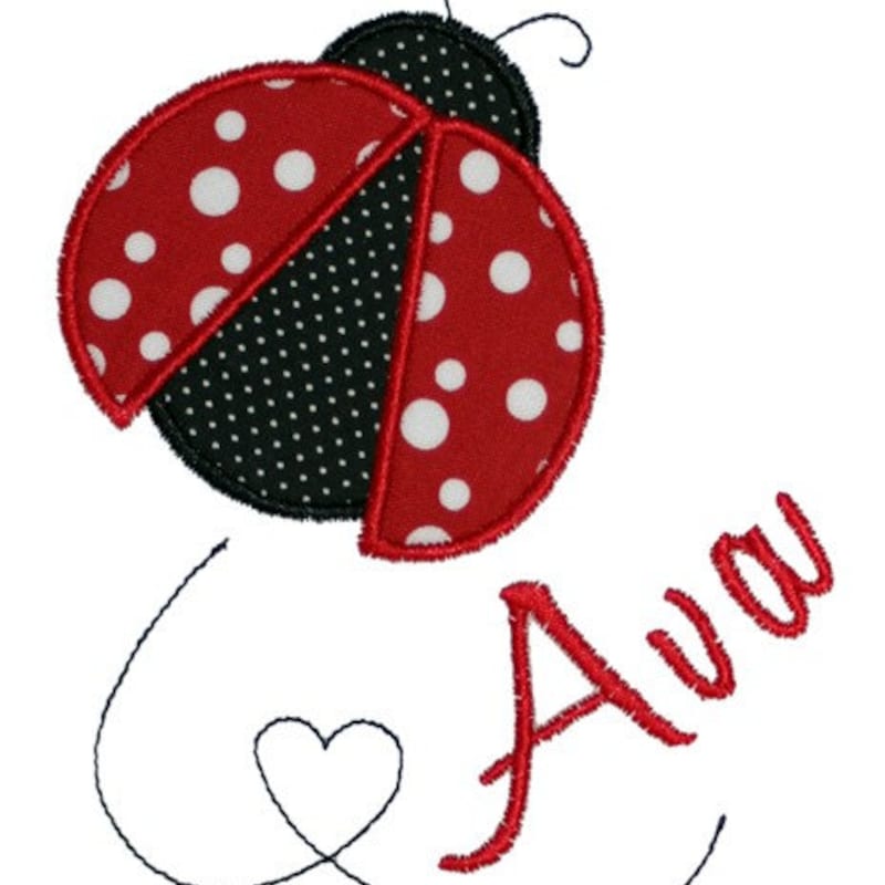 Ladybug Applique - Etsy