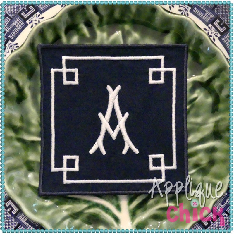 Greek Key Applique - Etsy