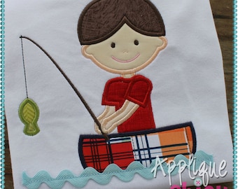 Fishing Boat Applique - Etsy