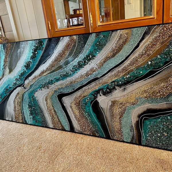 Geode Wall Art Resin - Etsy