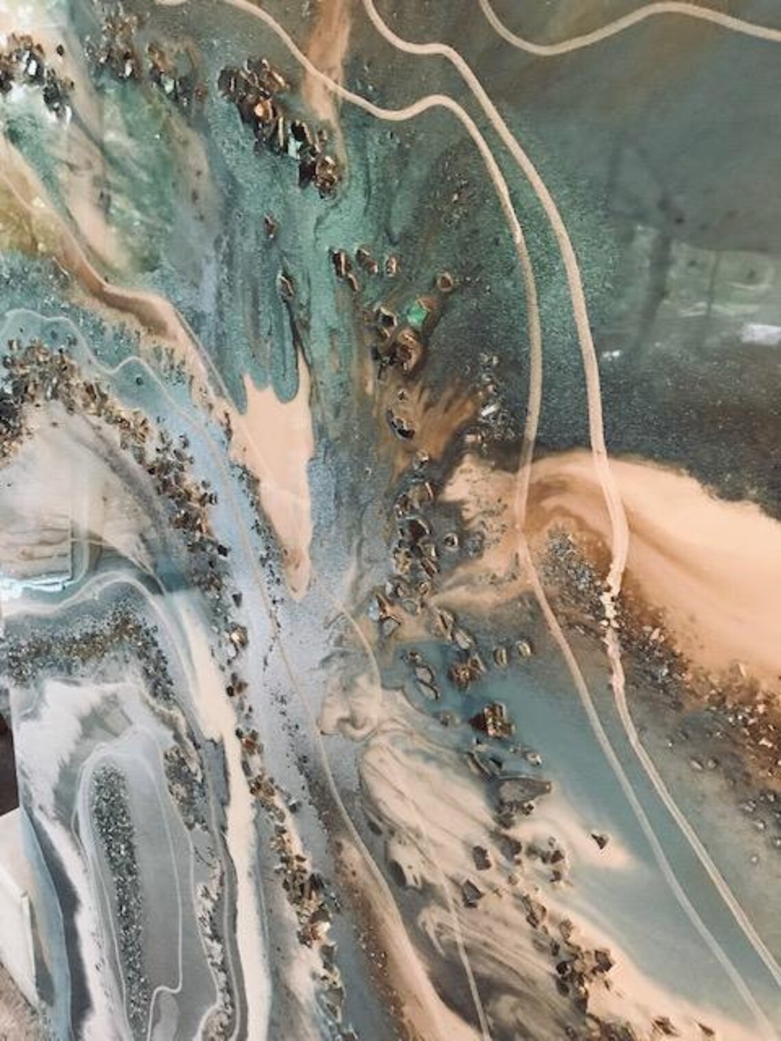 Crystal Glass Resin 6ft Huge Painting Custom Original Abstract | Etsy