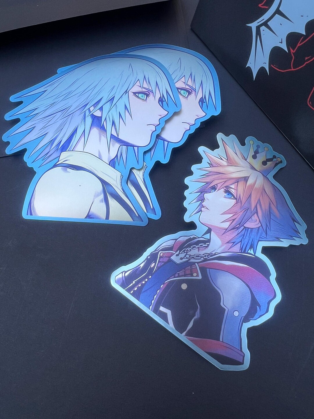 Stylized Sora Riku Sticker, Kingdom Hearts, KH Glossy 4" Vinyl Sticker ...