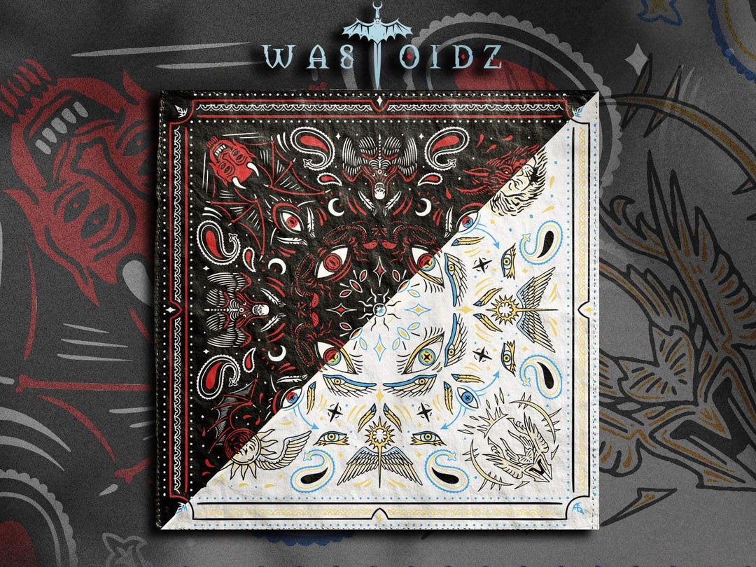 Third Eye Angel/demon Bandana Evil Eye Biblically Accurate Seraphim ...