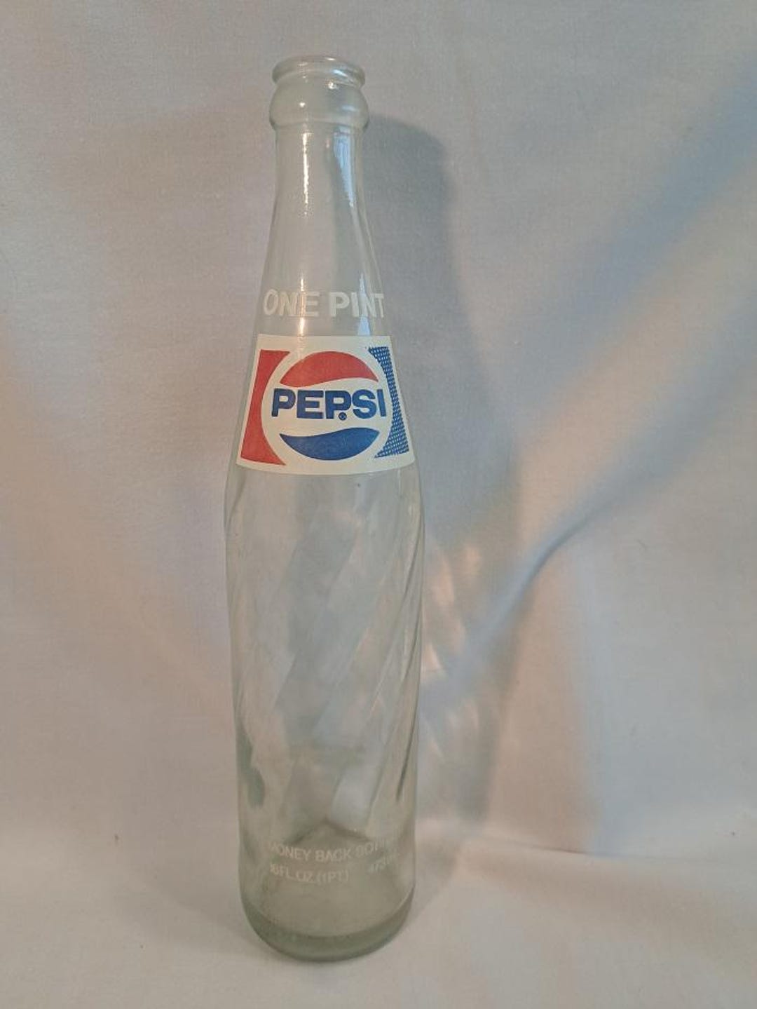 Vintage Pepsi Bottle - 1978 - ONE PINT - Money Back Bottle - Etsy