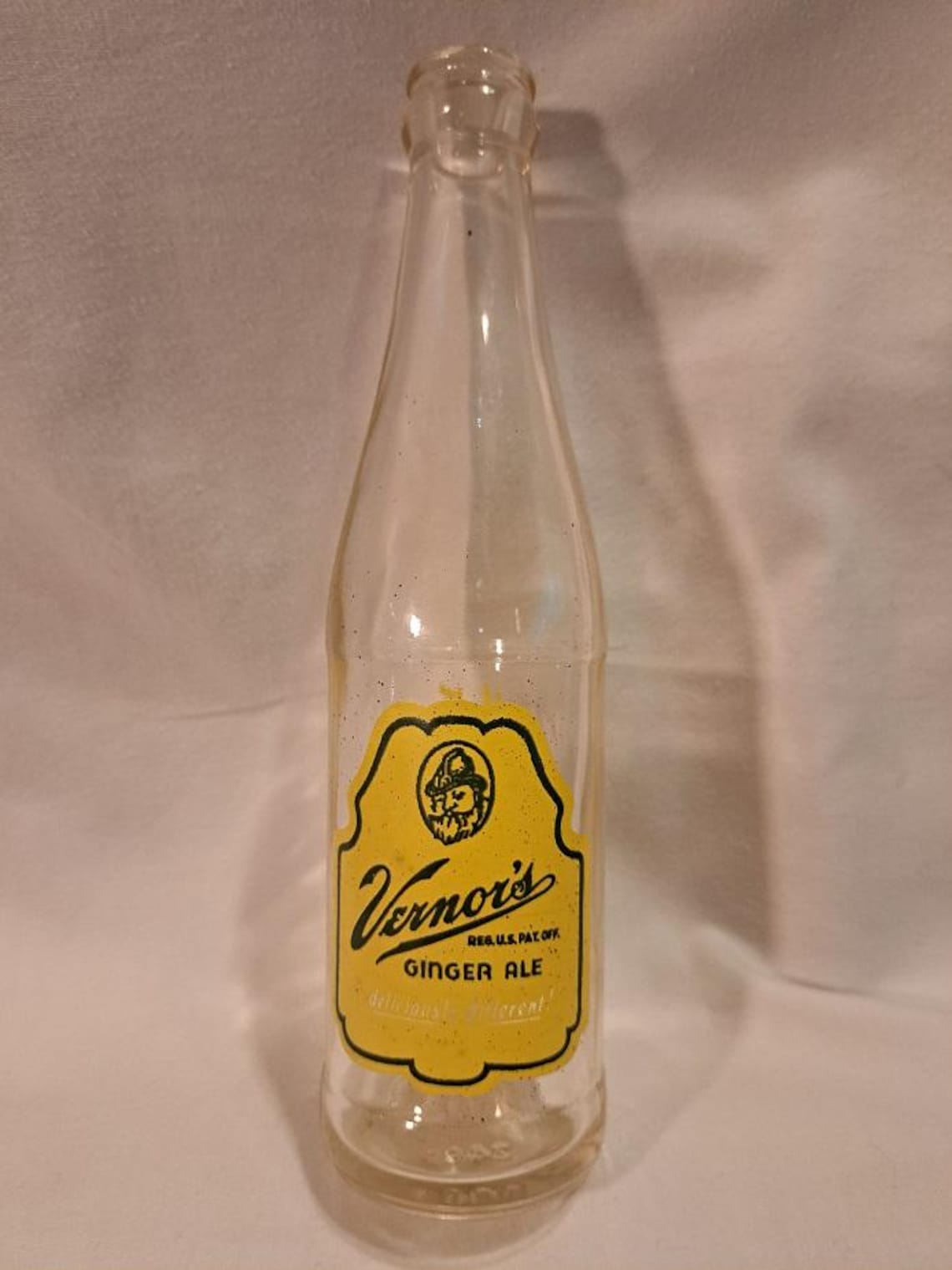 RARE !! Vintage Vernor's Ginger Ale Bottle - 1957 - Detroit, Michigan ...