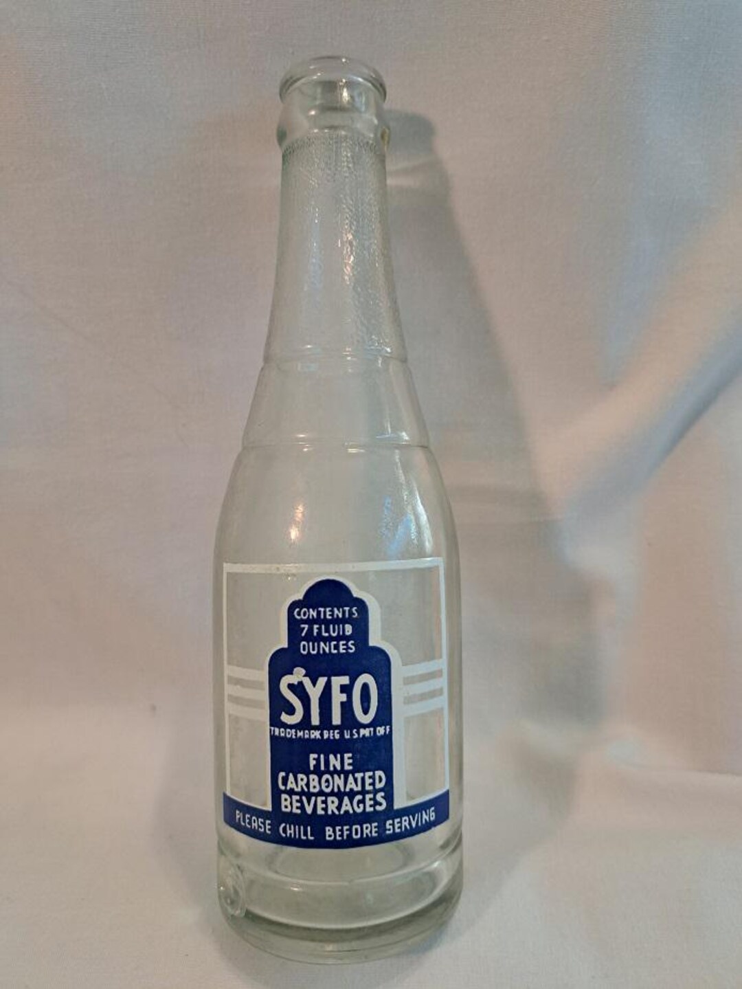 Vintage SYFO Bottle - 7 Oz - Etsy