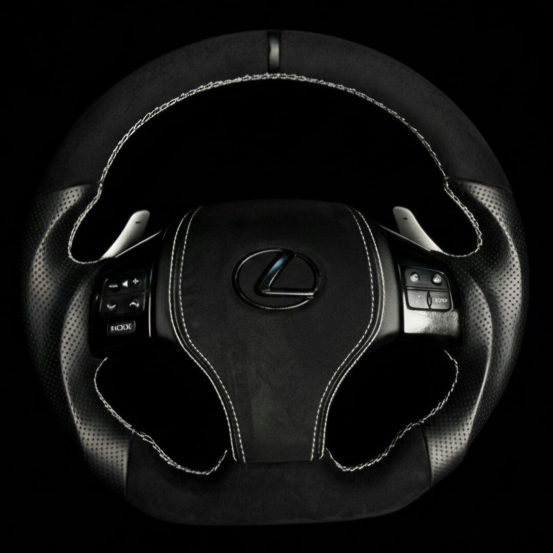 Lexus IS250 IS350 Steering Wheel - Suede & Perforated Leather - Etsy