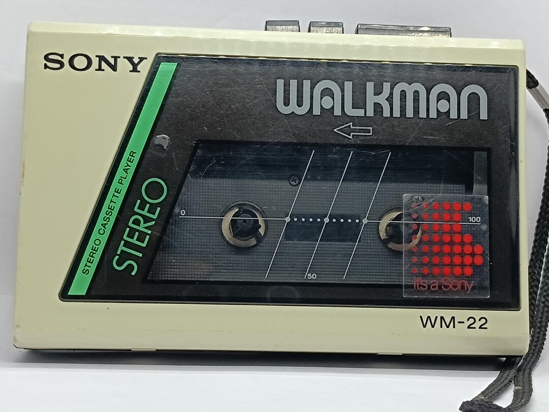Sony WM 22 White Walkman Cassette Player New Belt Fully Working Used - Etsy