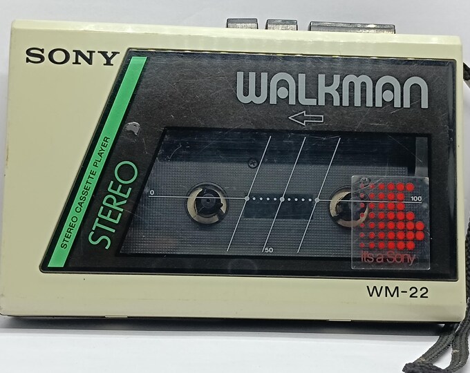 Sony WM 22 White Walkman Cassette Player New Belt Fully Working Used - Etsy