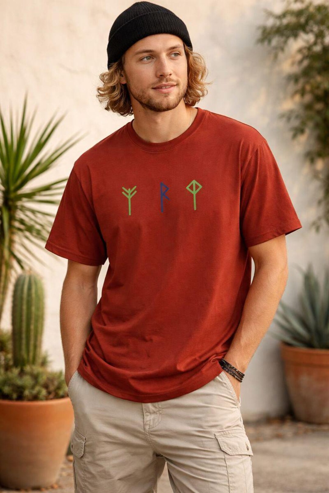 Norse Rune T-shirt | Viking Protection Shirt | Elder Futhark Apparel ...