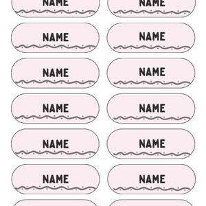 Editable Name Tags Template | Printable Name Badge | Canva Template ...
