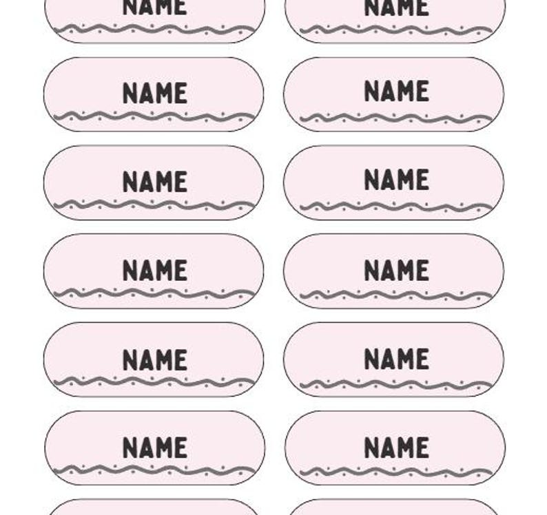 Editable Name Tags Template | Printable Name Badge | Canva Template ...
