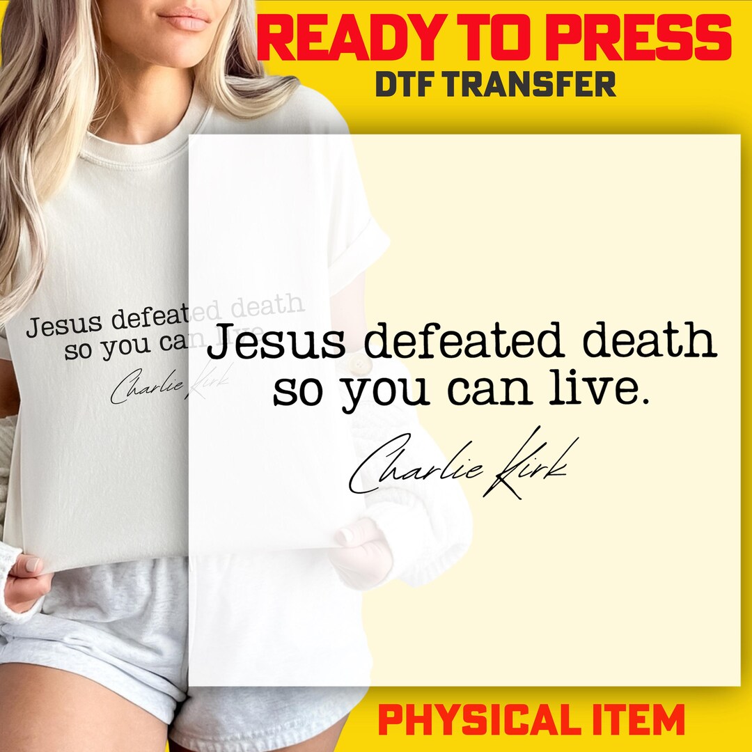 Jesus Defeated Death so You Can Live Christian Faith Transfer, Charlie ...
