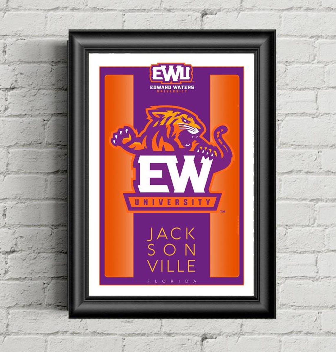 Edward Waters University Digital Download Poster, HBCU Wall Art, Dorm ...