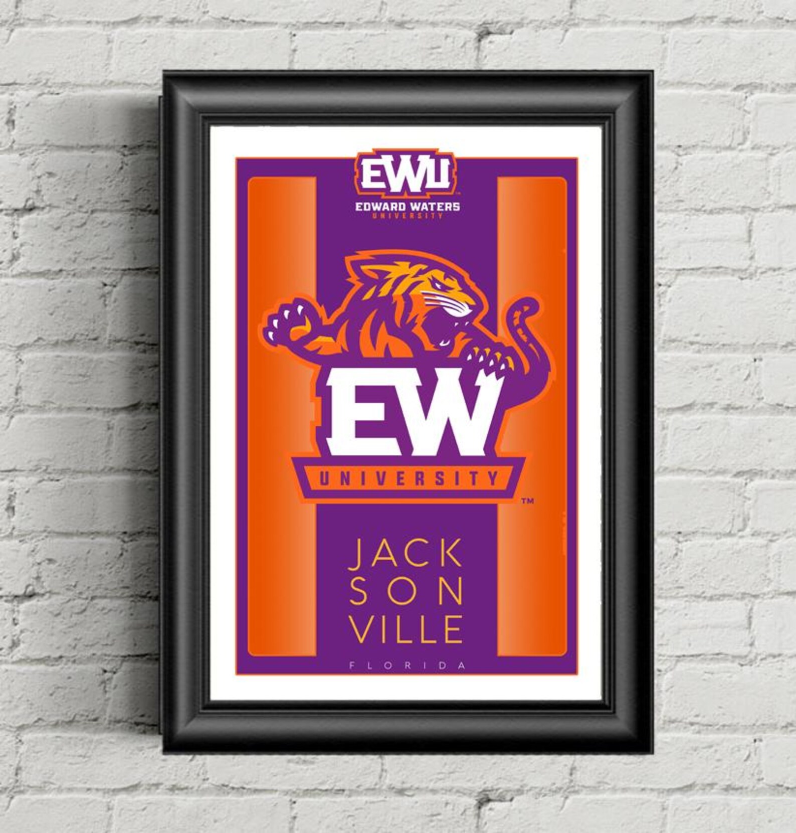 Edward Waters University Digital Download Poster, HBCU Wall Art, Dorm ...