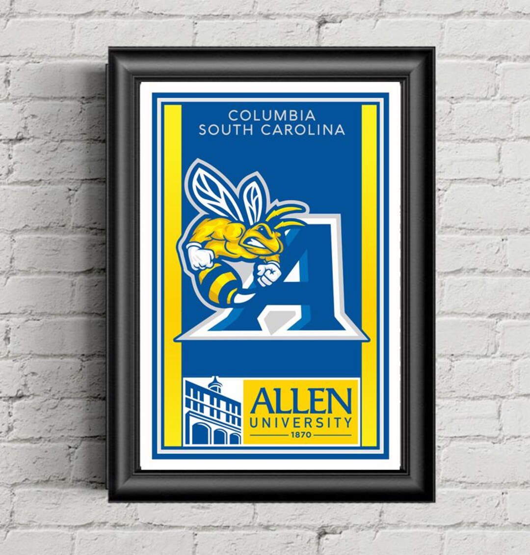 Allen University Digital Download Poster, HBCU Wall Art, Dorm Decor ...