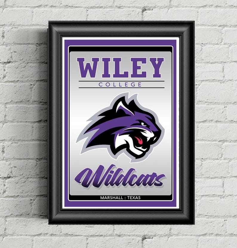 Wiley College Digital Download Poster, HBCU Wall Art, Dorm Decor ...