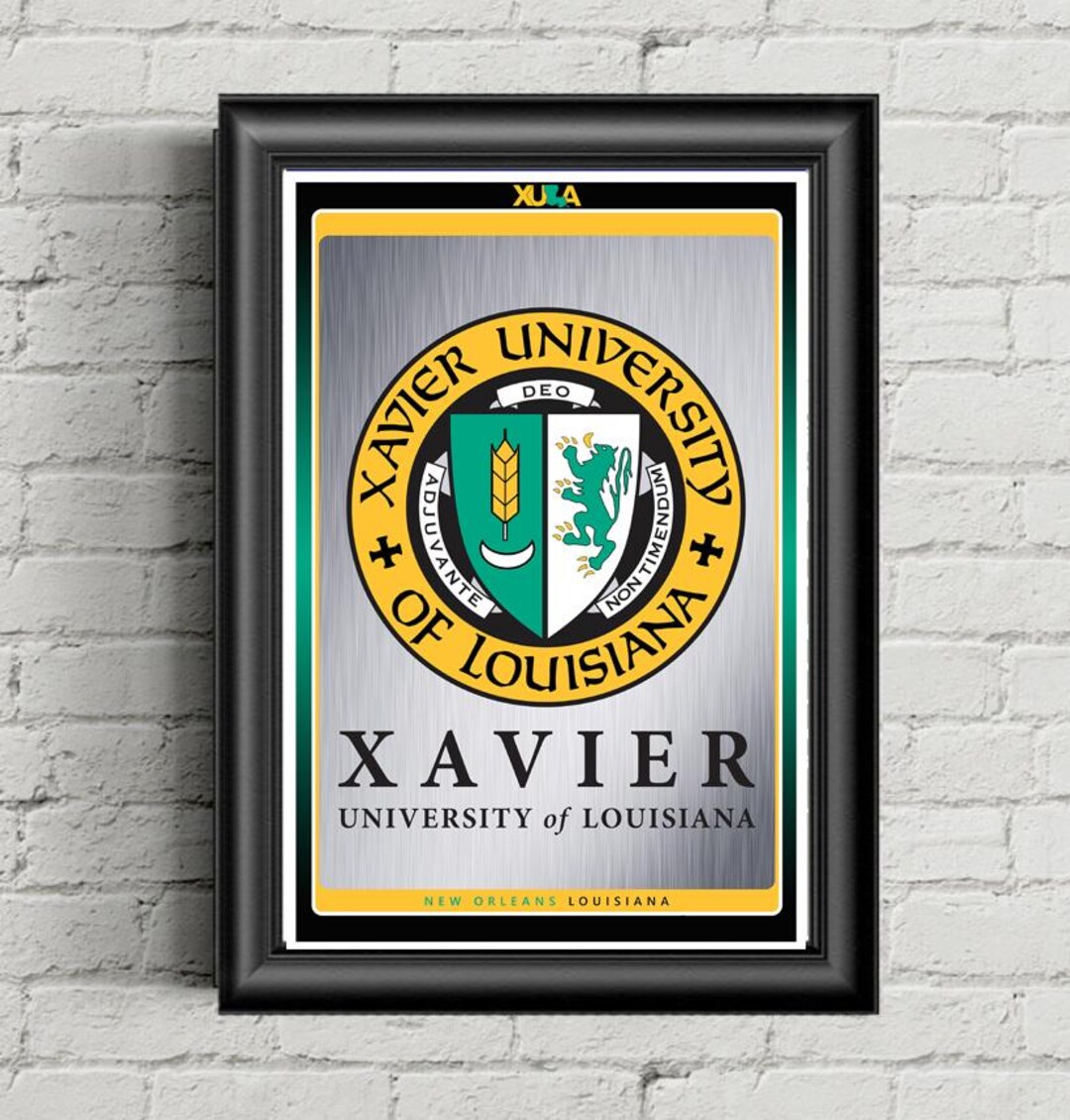 Xavier University (LA) Digital Download Poster, HBCU Wall Art, Dorm ...