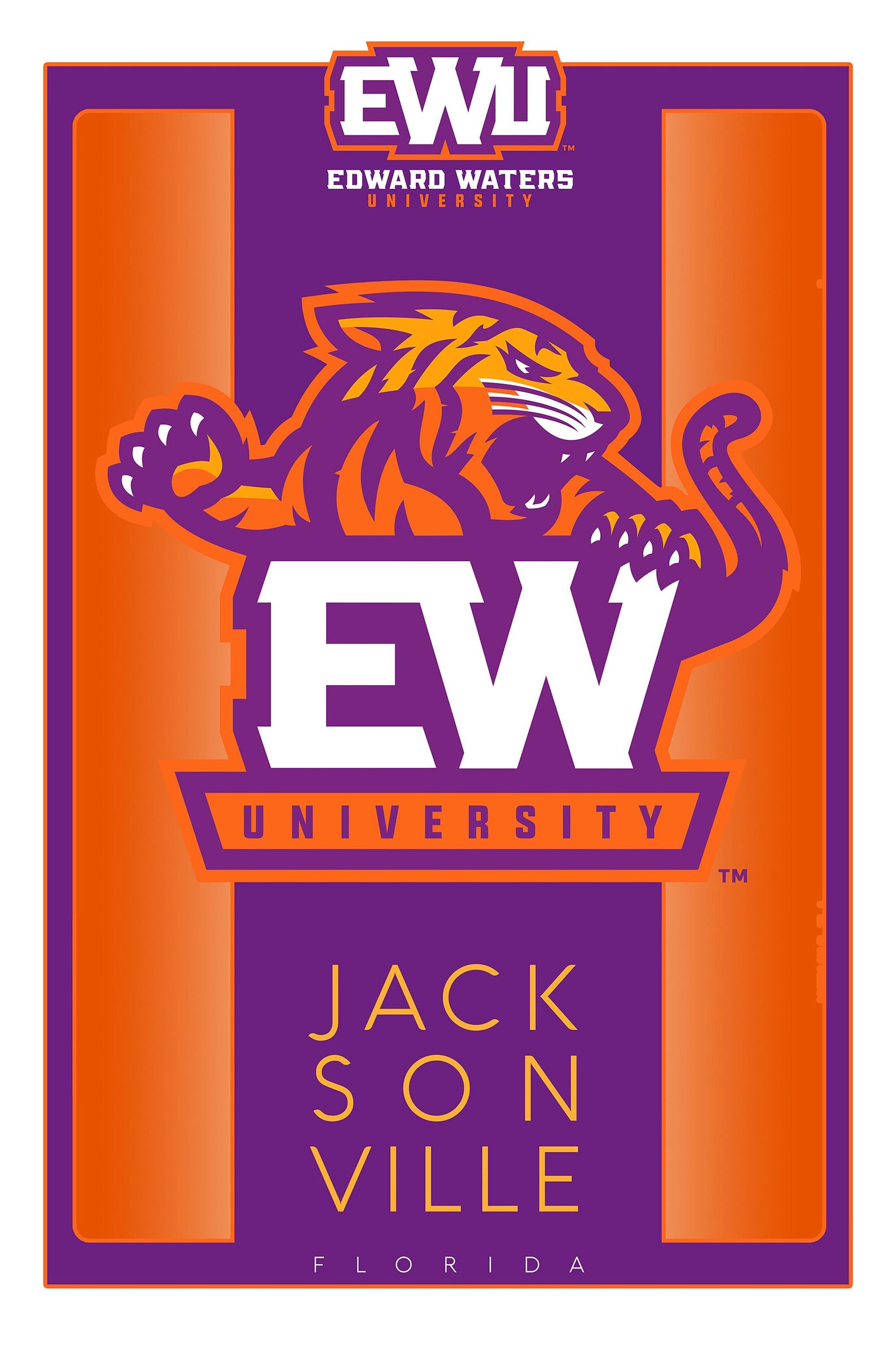 Edward Waters University Digital Download Poster, HBCU Wall Art, Dorm ...