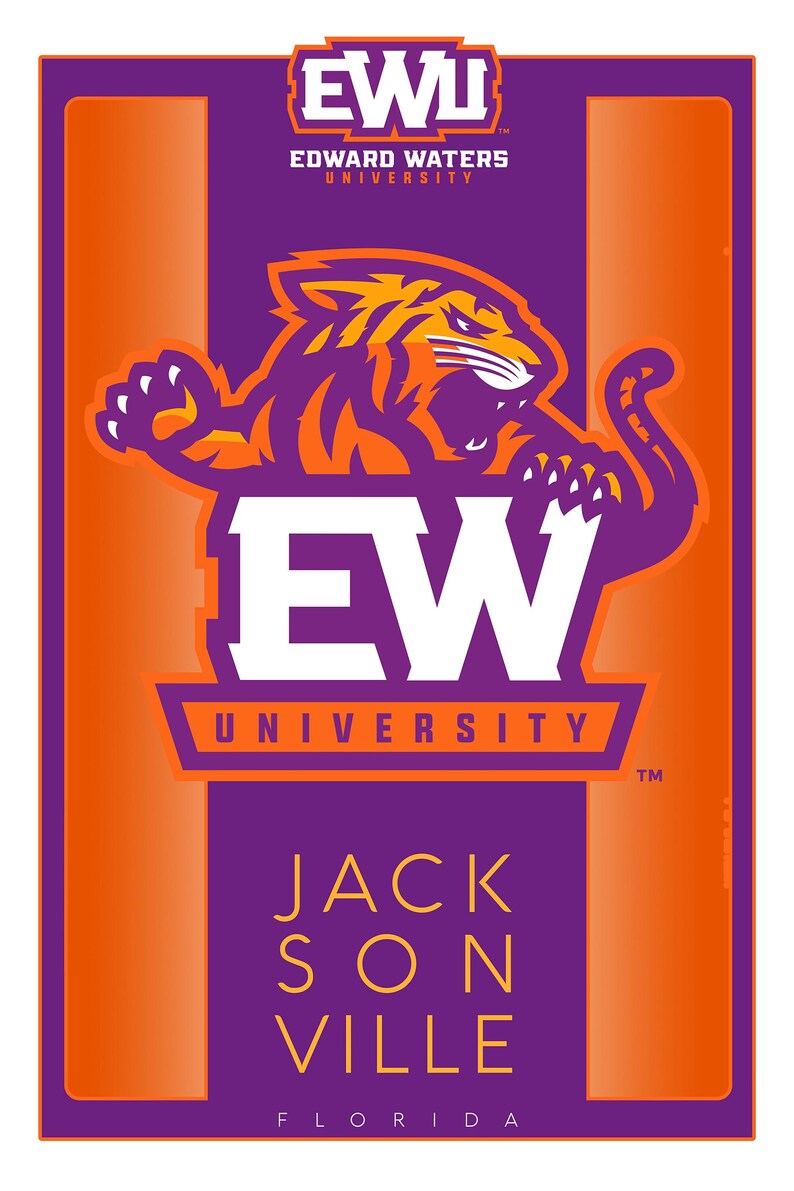 Edward Waters University Digital Download Poster, HBCU Wall Art, Dorm ...