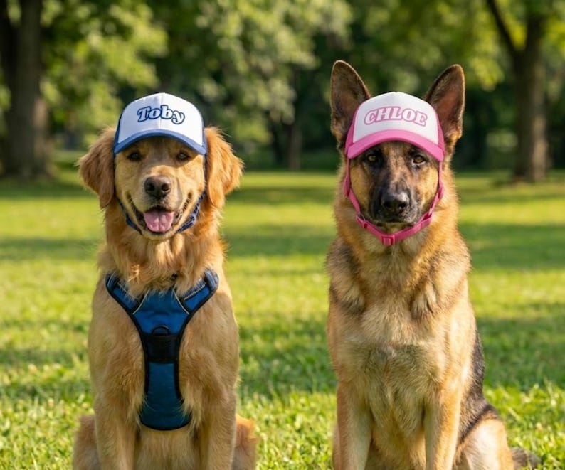 Custom Dog Hat With Name - Foam Trucker Caps for Dogs - Funny Dog ...