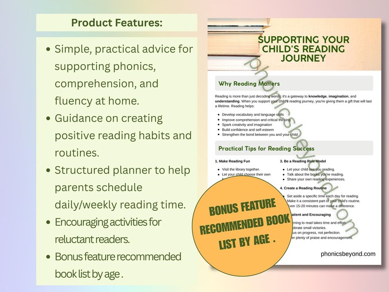 Support Your Child’s Reading Journey | Phonics at Home Parent Guide ...