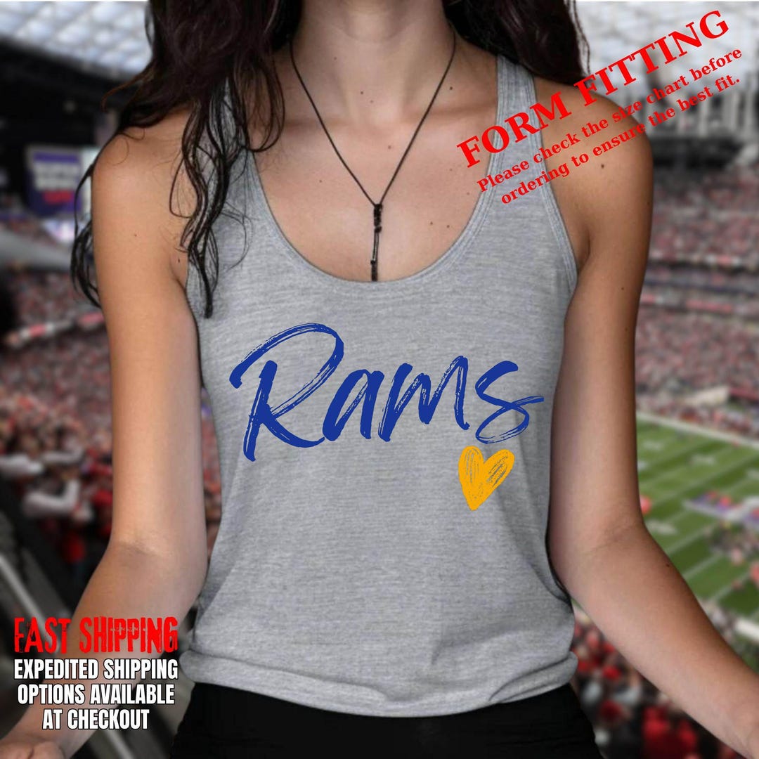 Personalize Team Spirit Tank Top, Rams Custom School Mascot Tank Top ...