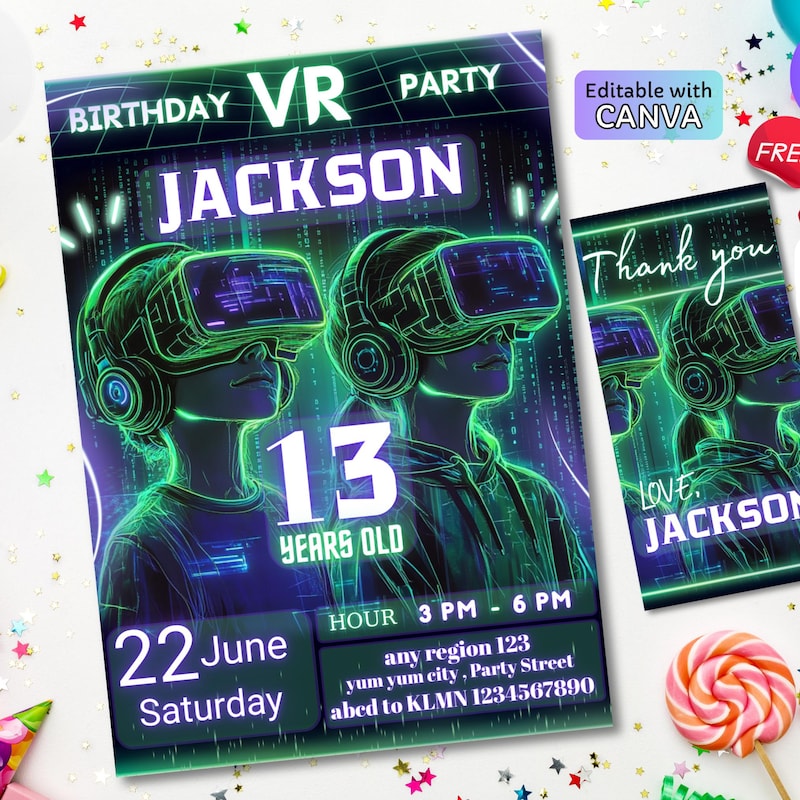 Virtual Reality Party - Etsy