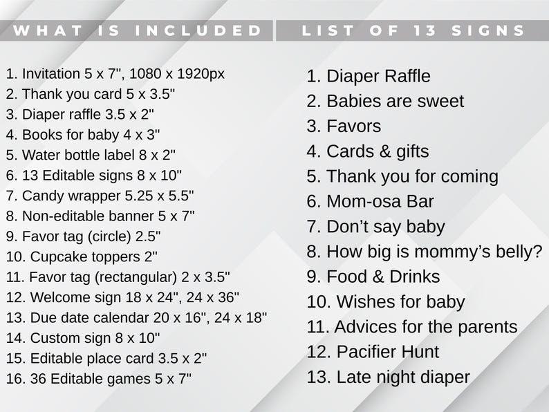 Baby-q Baby Shower Bundle, BBQ Baby Shower Invitation & Games, Backyard ...