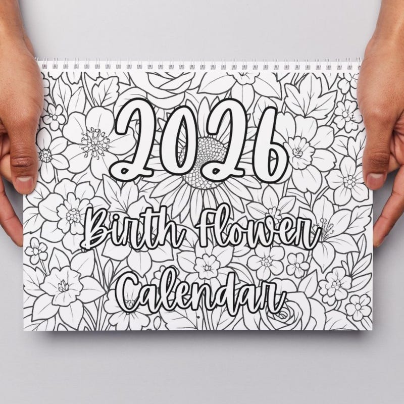 Flower Calendar - Etsy